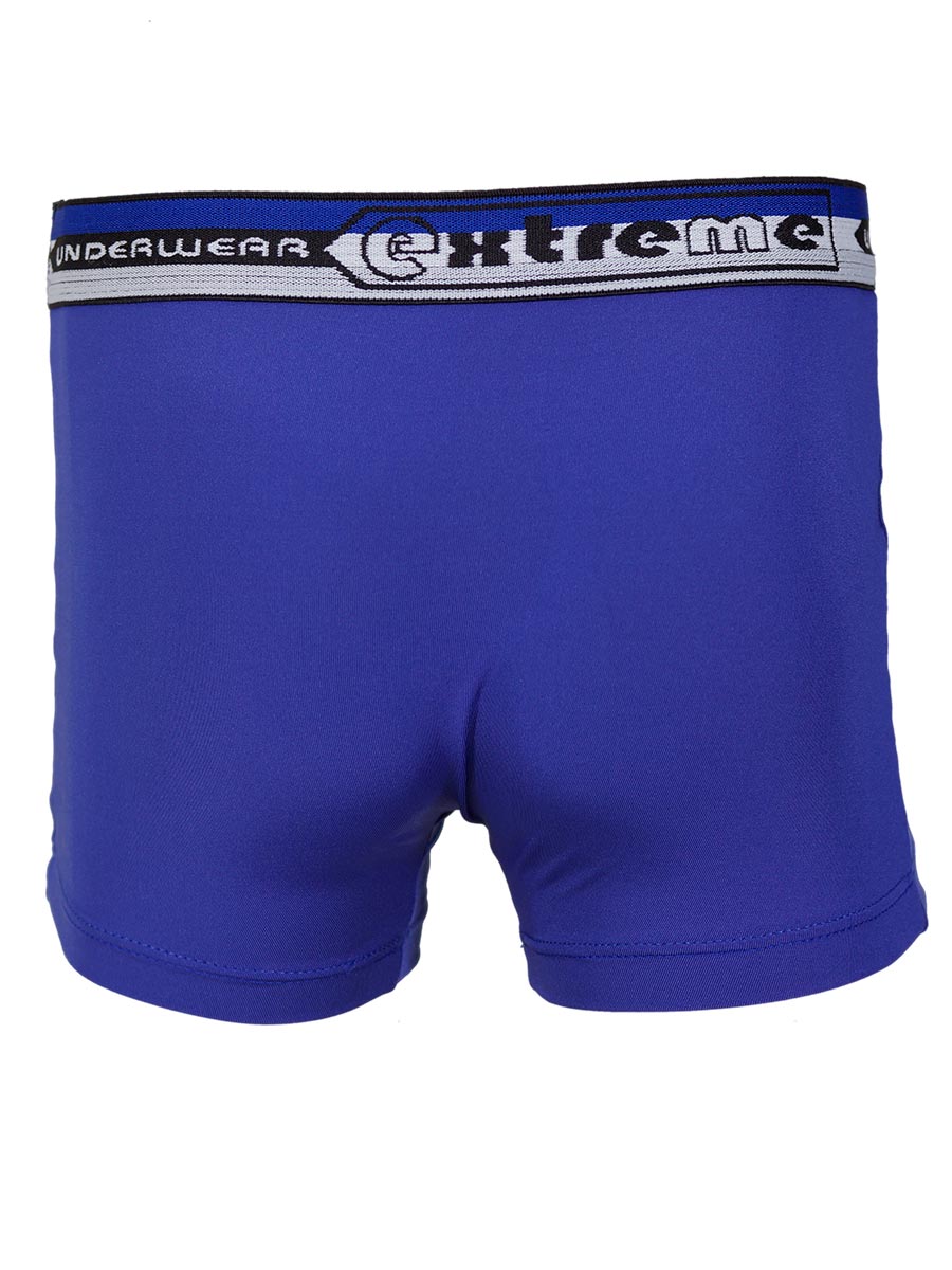 Cueca Boxer Infantil Microfibra Lisa Com Elástico Bordado