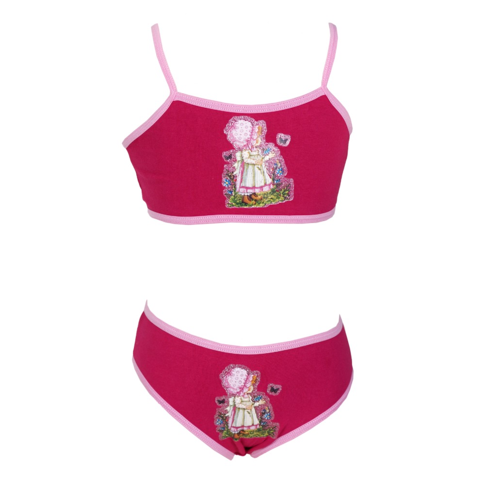Conjunto Infantil sem Bojo Com Estampa - Lingerie BR - Atacado