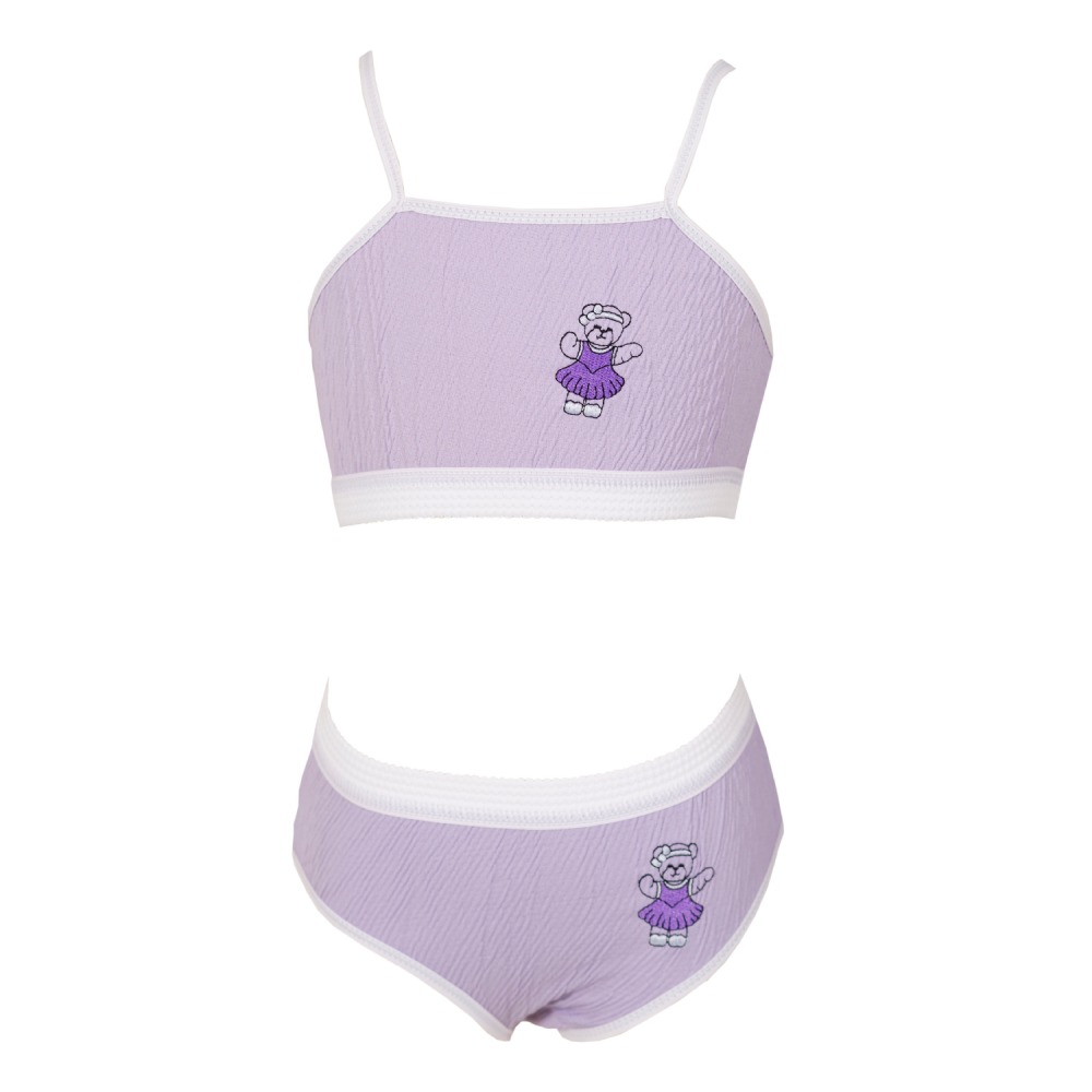 Conjunto Infantil Em Microfibra Sem Bojo - Lingerie BR
