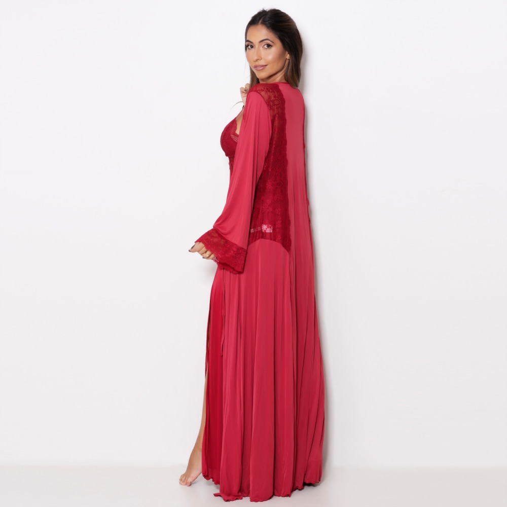 Robe Longo Romance - Lingerie BR - Atacado para Revenda