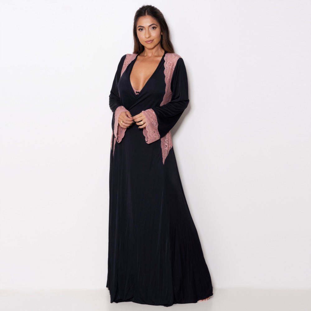 Robe Longo Romance - Lingerie BR - Atacado para Revenda