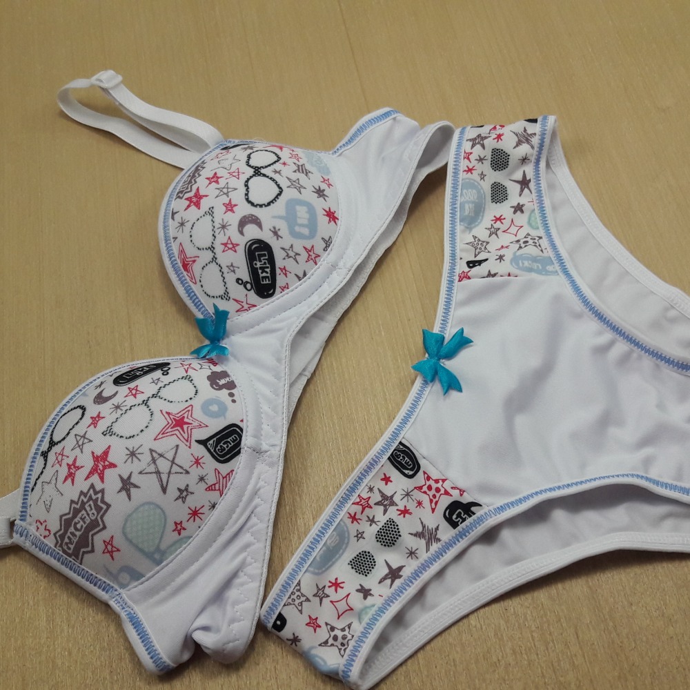 Conjunto Juvenil Romantic Lisa com Bojo Estampado - Lingerie